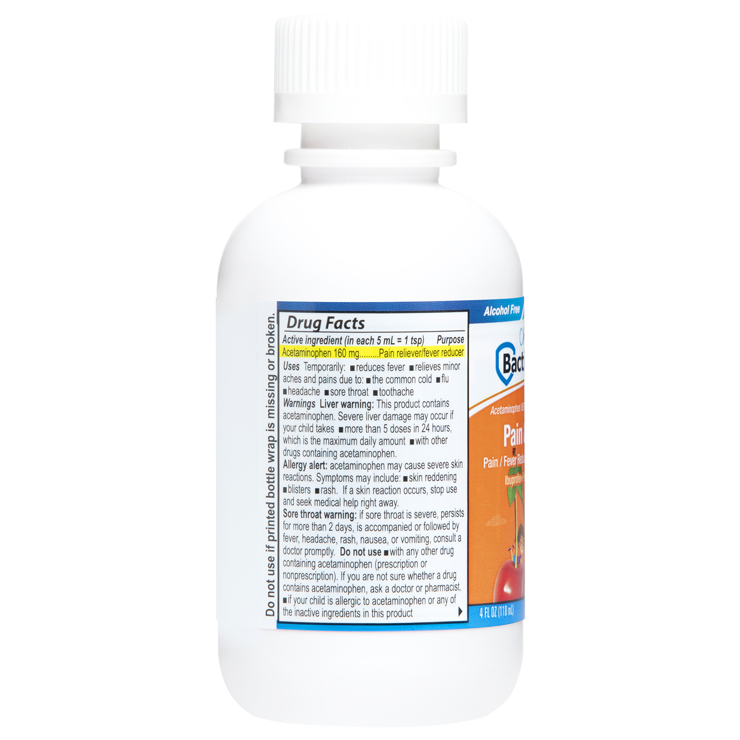 Bactimicina® Children’s Pain & Fever Liquid 4 FL OZ (118 mL)
