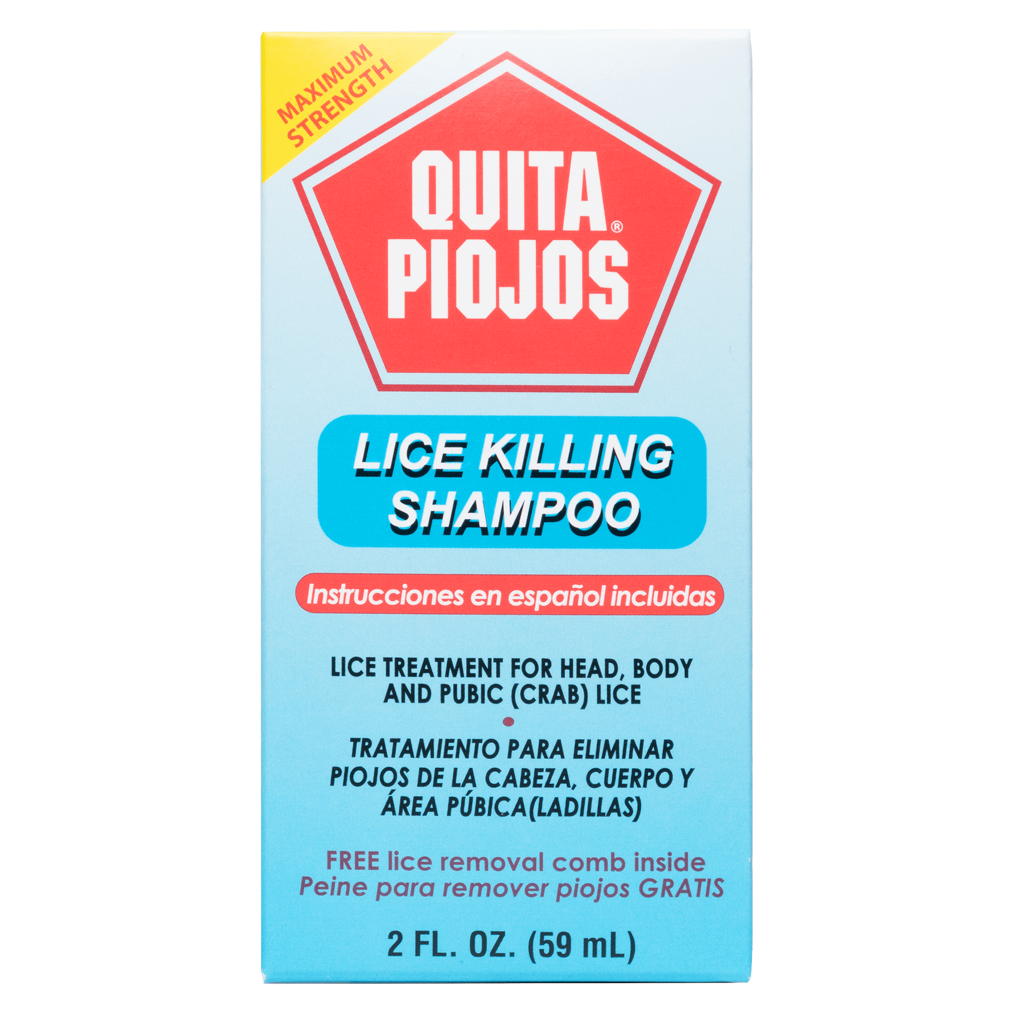 Champú Pediculicida Quita Piojos® 2 FL OZ (59 mL)
