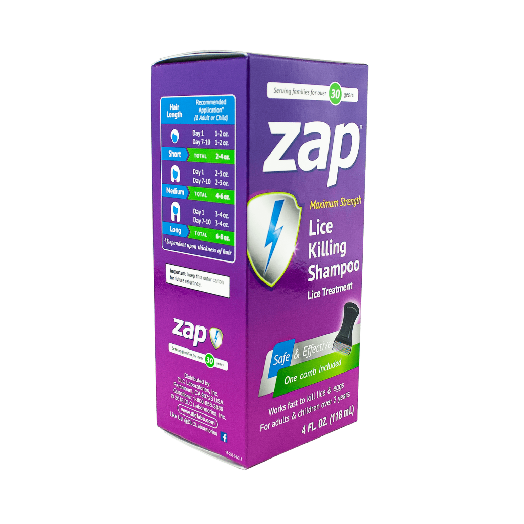 ZAP® Lice Killing Shampoo 4 FL OZ (118 mL)