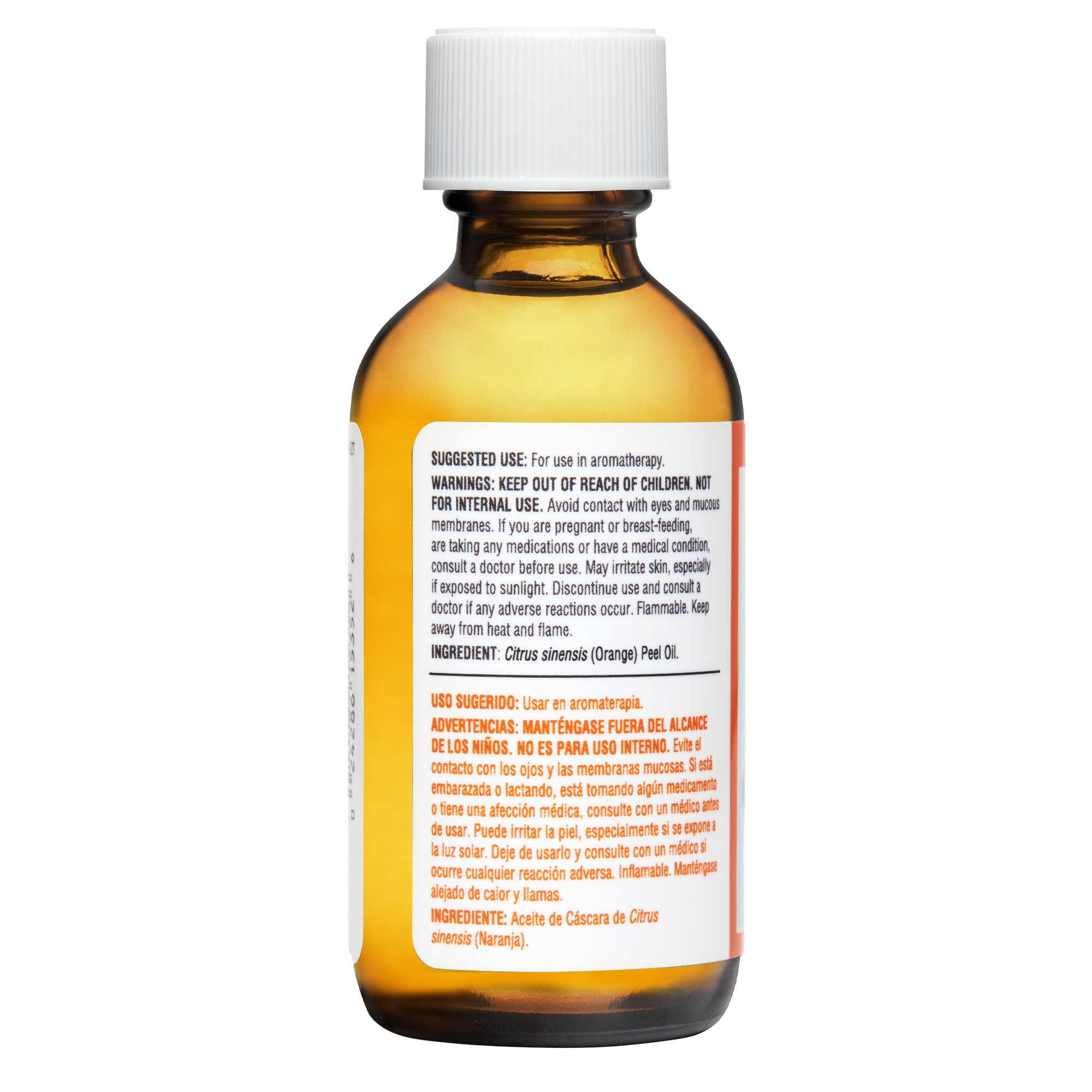 De La Cruz® 100% Pure Cold-Pressed Orange Essential Oil 2 FL. OZ. (59 mL)