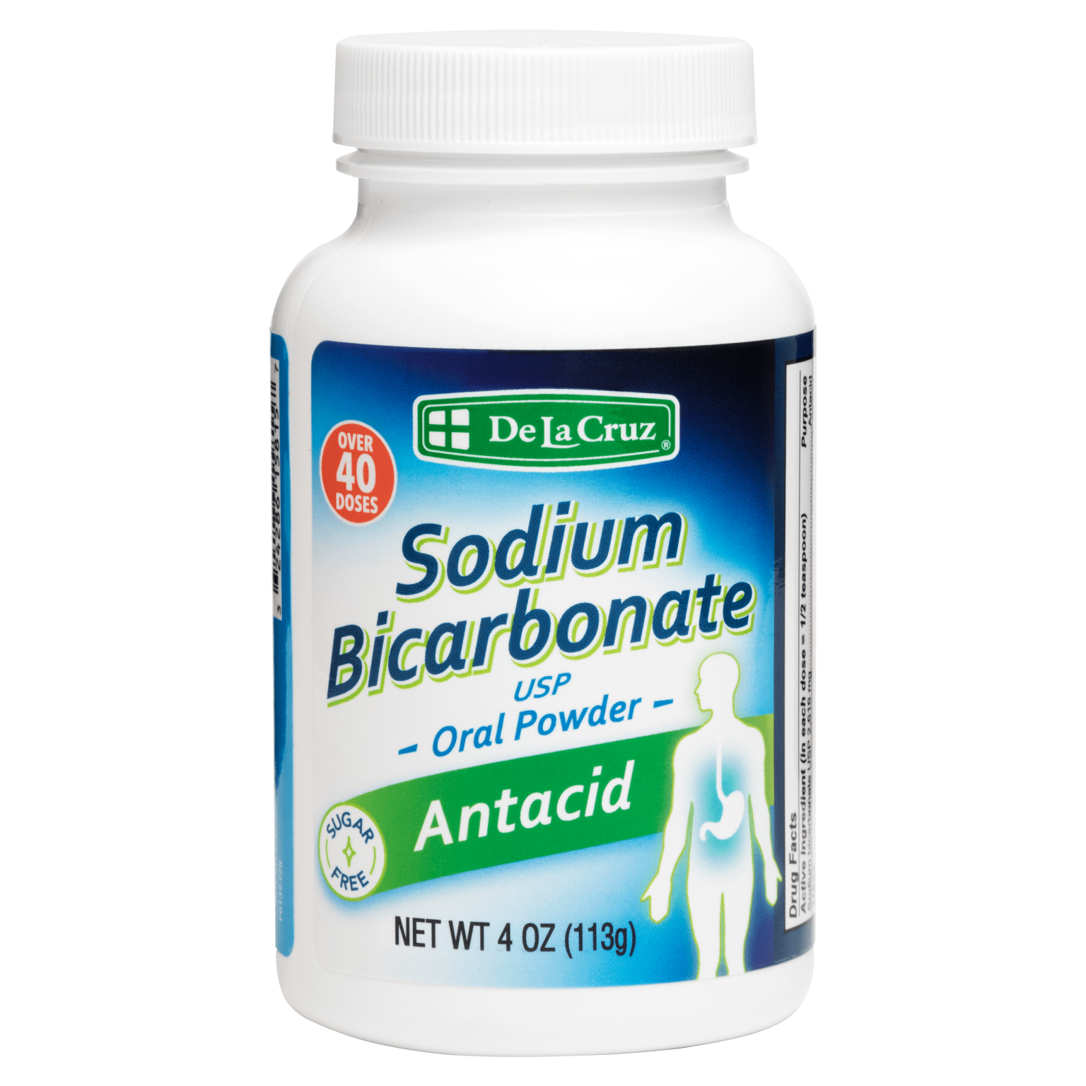 De La Cruz® Pure Sodium Bicarbonate Antacid Powder USP Grade