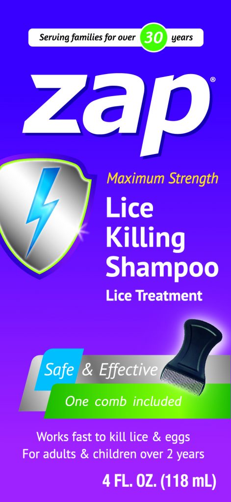 ZAP® Lice Killing Shampoo 4 FL OZ (118 mL)