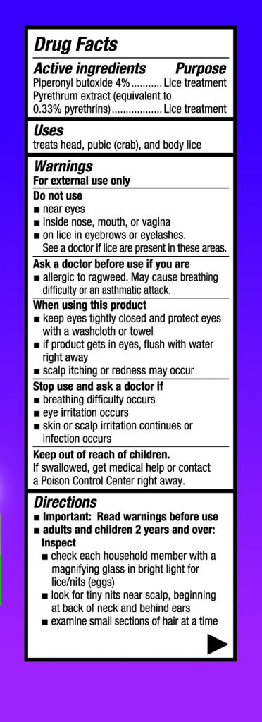 ZAP® Lice Killing Shampoo 4 FL OZ (118 mL)